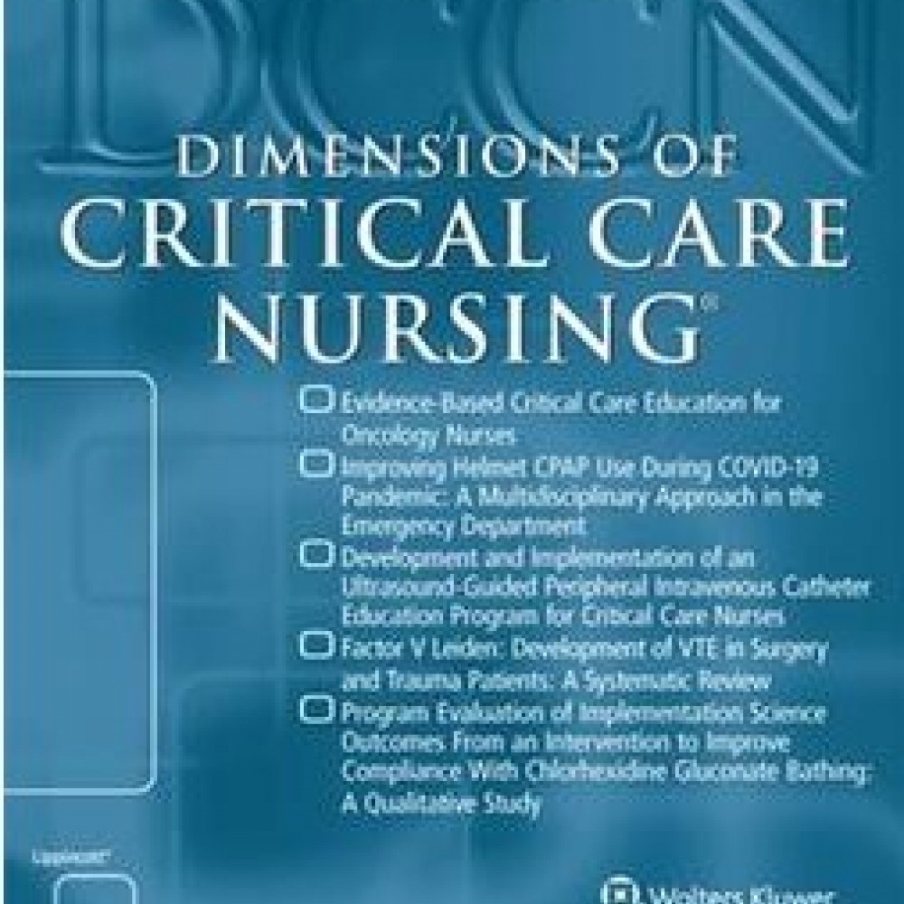 Subscribe or Renew Dimensions Of Critical Care Nursing Magazine ...