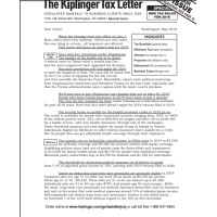 Subscribe or Renew Kiplinger Tax Letter Magazine Subscription. Save 16% Off