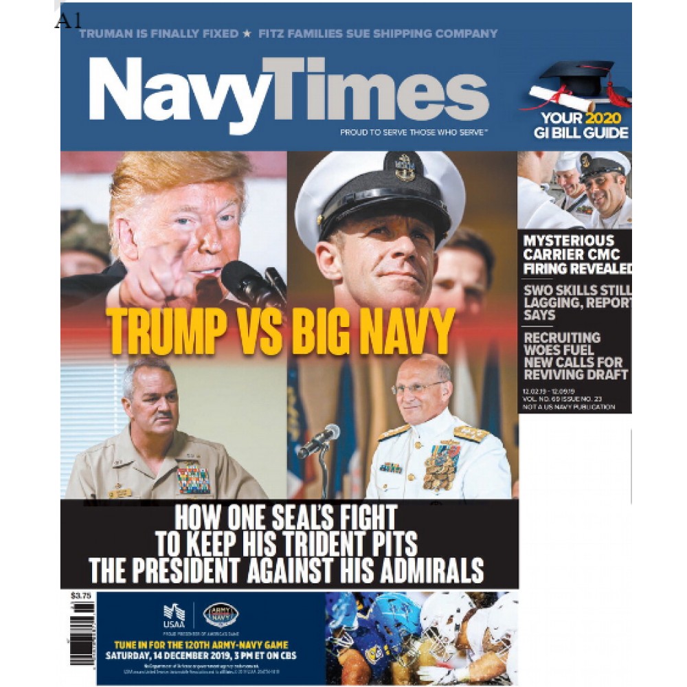 Navy Times Logo Crews To Start Unprecedented 3 Carrier Swap This