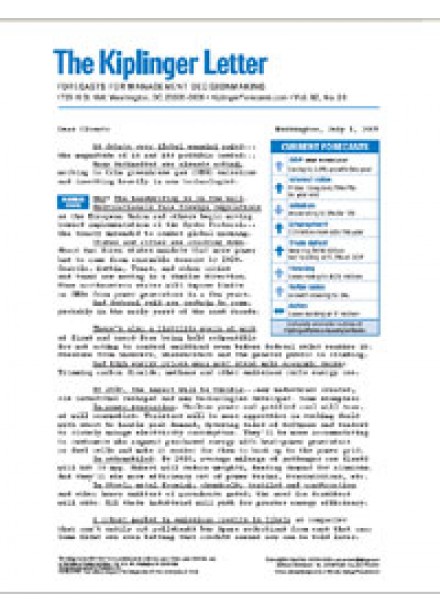 Subscribe or Renew Kiplinger Letter Magazine Subscription.